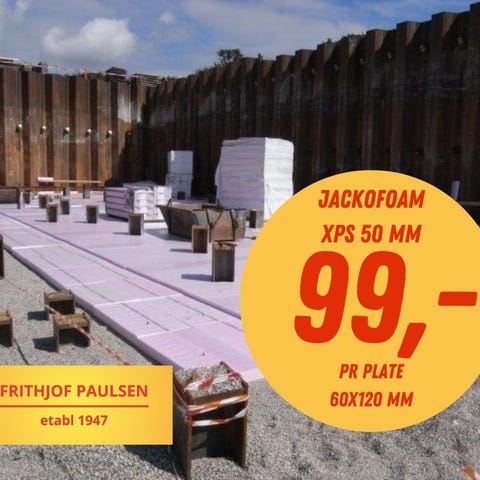 Isolasjon XPS 250 Isopor/Trykkfast isolasjon - Styrofoam EKSTREMT ...