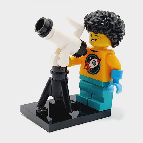 LEGO Brown Astronaut and Spacebaby | CMF Series 24 (col24-3) | FINN-torget