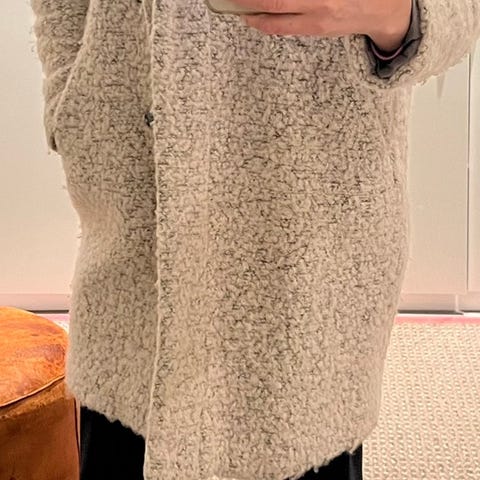 Samsøe Samsøe Kåpe Hvit str M | FINN-torget