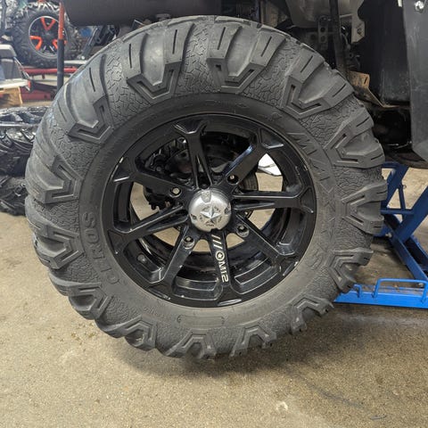Polaris ATV Vinterdekk pakke 28x14 MSA M12 Felg Wanda VS3020 Storm 28 ...
