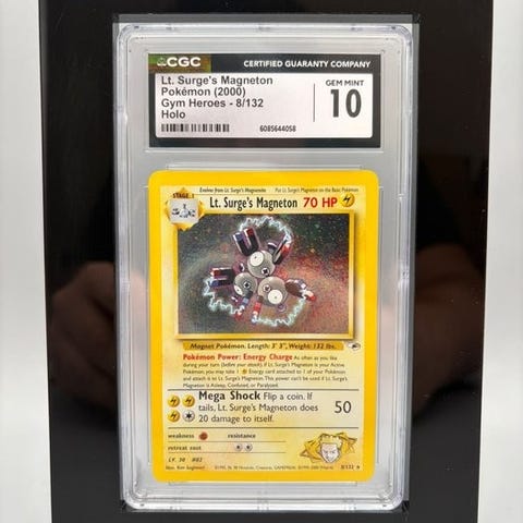 Pokémon Graded card - Koga's Beedrill Holo - CGC 10 - WOTC - Gym ...