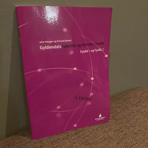 John Haugan Formler Og Tabeller formelsamling | FINN-torget