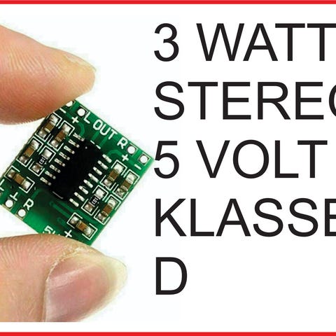 Tpa3255 chip miniforsterker 2x300 watt klasse d. | FINN-torget