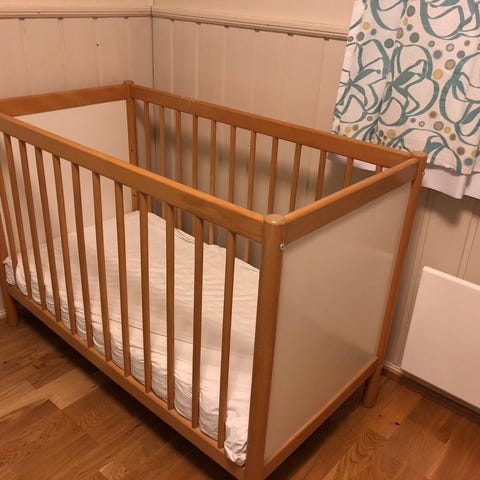 Hvit Leander Classic Junior seng (komplett med forlengerdel) | FINN-torget