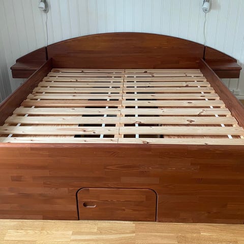 Rimelig Dobbeltseng med oppbevaring / magasinseng 160x200 | FINN-torget