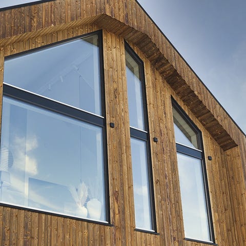 Frostet 3 lags alu vinduer fra Fjerdingstad 98.5x48.5 | FINN-torget