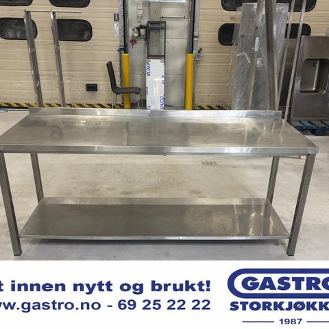 Rustfri stål arbeidsbenk / arbeidsbord | FINN-torget