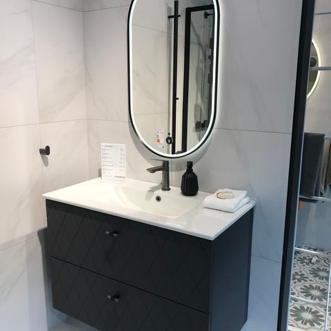 Scala Bad COMO 120 KOKSGRÅ MATT | FINN-torget