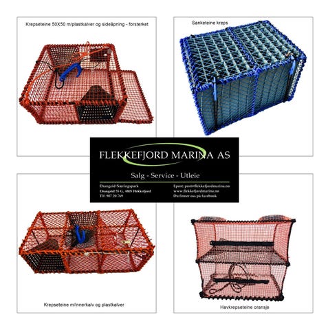 Hummerteiner / Krabbeteiner, våre modeller fra OK Marine | FINN-torget