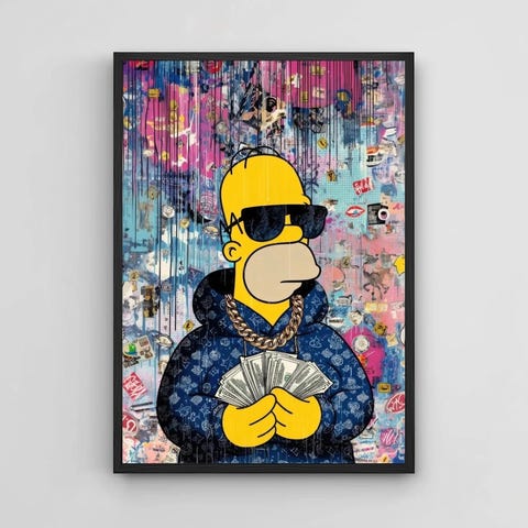 "GENERATIONAL FLEX" | Modern Pop Art | BLZ Gallery | Flere størrelser ...