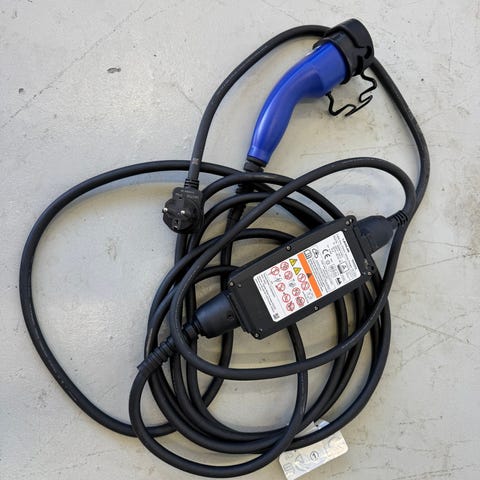 Type 1 Lader Elbil - Vanlig Stikkontakt til Type 1 bil - justerbar 8 ...