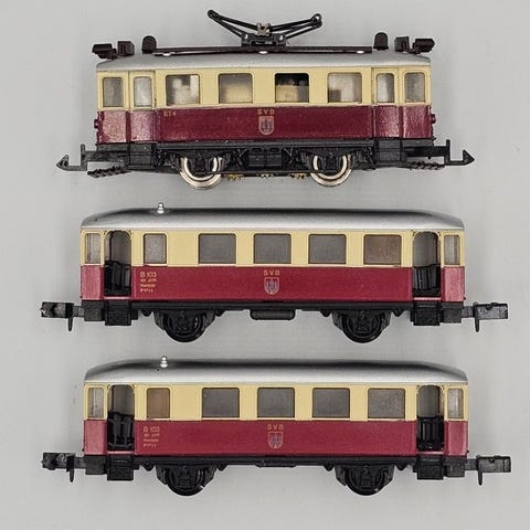 Arnold N - 0135 - Togsett (1) - Togsett med Köf II diesellok og ...