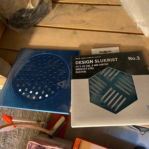 Slukrist og Sluk ( selges hver for seg, 200 for rist og 500 for sluk ...