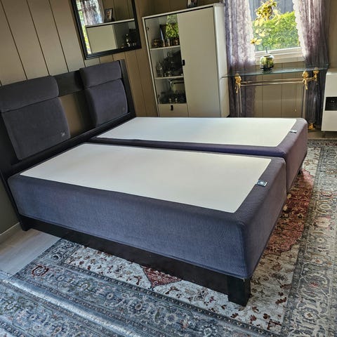 Svane Intelgel beige/offwhite stoff | FINN-torget