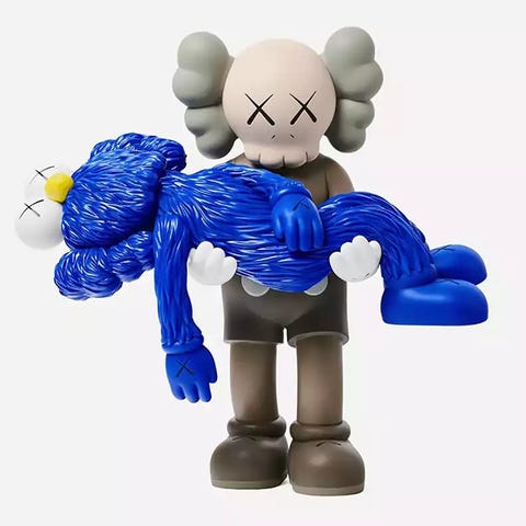Kaws x Sesame street ful set of 5 | FINN-torget