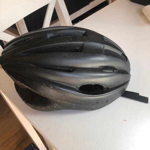 X-Ride Sykkel Hjelm Medium Hvit/Svart | FINN-torget