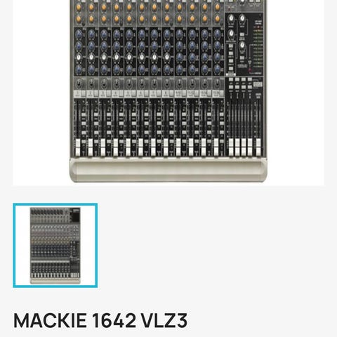 Mackie aktiv studio monitorer MR8 Mk2 (par) | FINN-torget