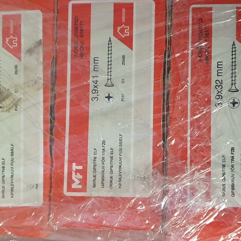 BGT30z gipsskruer 3,9 x 30 mm elforzinket 8pk ( 7500-8000 skruer ...