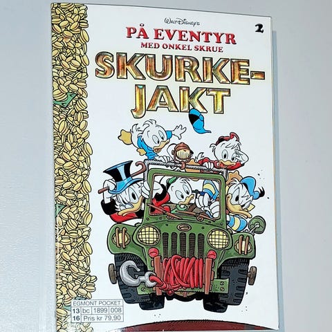WALT DISNEY`S SERIER - ONKEL SKRUE OG DEN GALE PROFESSOREN | FINN-torget