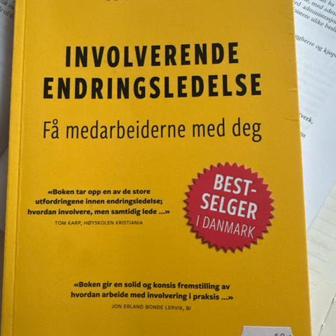 Involverende endringsledelse - Bo Vestergaard | FINN-torget