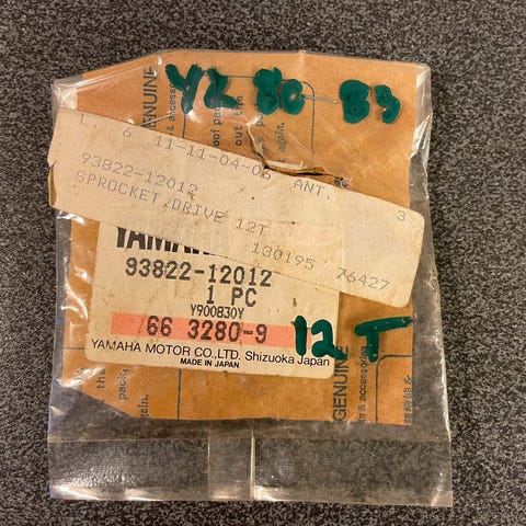 Yamaha YZ 80 / YZ 125 / YZ 250 / YZ 490 hendel 23X-83912-00 | FINN-torget