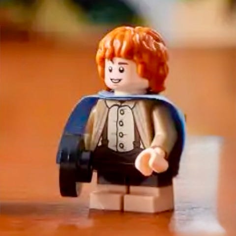 NY LEGO Lord of the rings | Samwise Gamgee (Sam) - Dark Brown Jacket ...