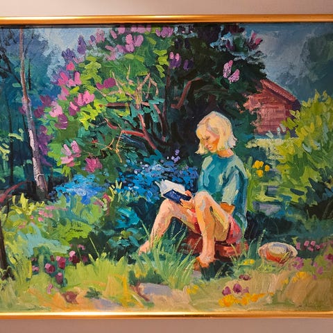 Lekkert oljemaleri av Sigmund Årseth | FINN-torget