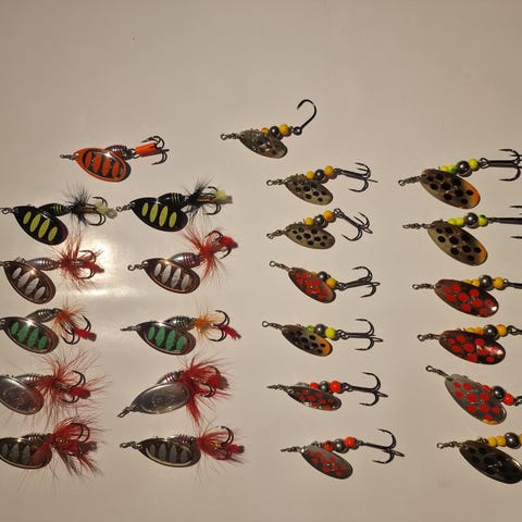 Wobbler, sluk og spinner 67stk | FINN-torget