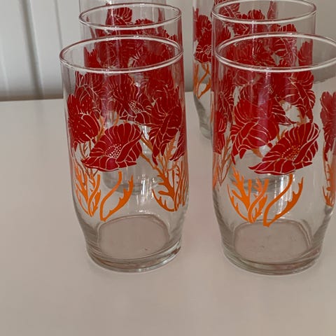 Retro Ravenhead 'Hobnobs' glass | FINN-torget