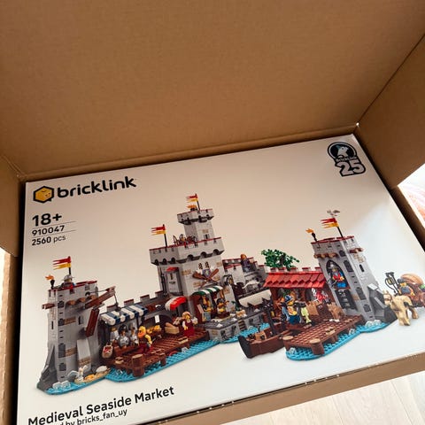 Lego Bricklink 910047 Medieval Seaside Market Ny i esken! | FINN-torget