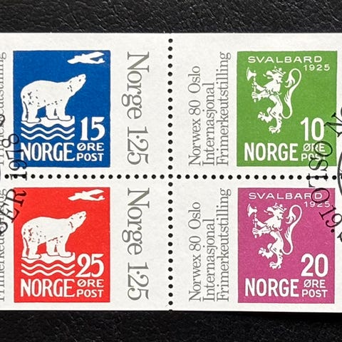 Norge 1980 - Norwex 80 III - stemplet (N-375) | FINN-torget