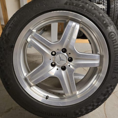 Originale smidde 20" Mercedes-Benz AMG felger M/Michelin PS4S ...