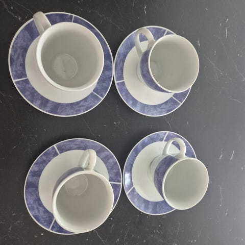 4 kopper m/ tefat | FINN-torget