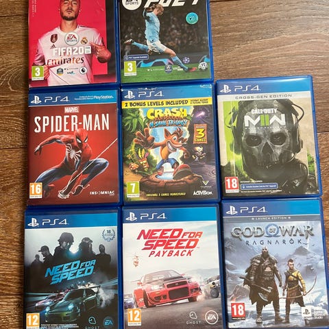 Ps4 spill | FINN-torget