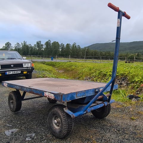 Transportvogn. Honda motor, hydrostat, tipp. 350kg | FINN-torget