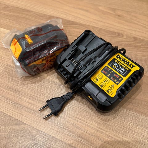 Meec 18V Batteri Med Lader ny/uåpnet | FINN-torget