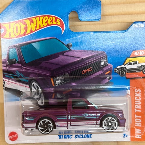 Hot Wheels '91 GMC Syclone | FINN-torget