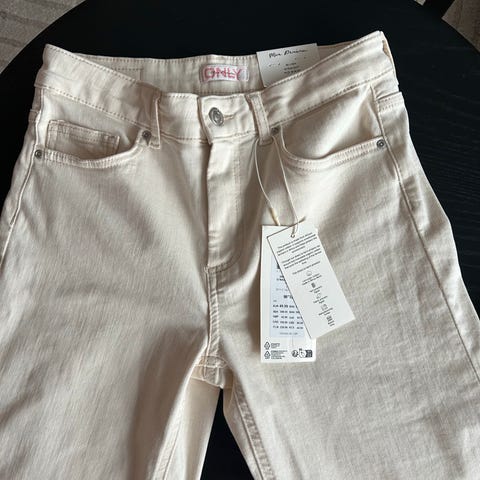 Only madison blush high waist bukse | FINN-torget