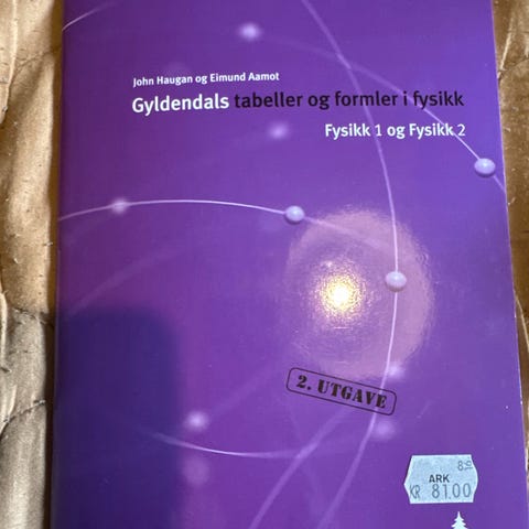 Tabeller og former i fysikk | FINN-torget