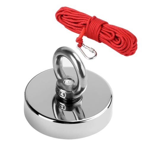 Magnetfiske Fiskemagnet 48mm med tau. Kan sendes | FINN-torget