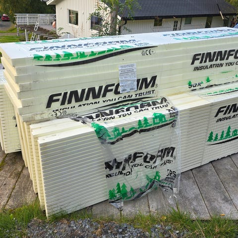 Styrofoam™ 250 A-N XPS isolasjon – 50 mm (2 pakker, totalt 11,1 m² ...