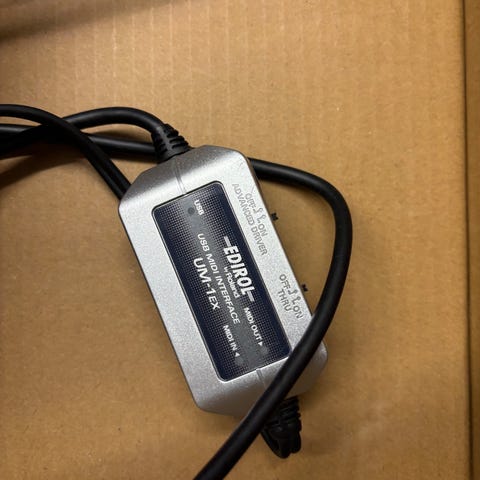 USB-MIDI-kabel (5-pin DIN ↔ USB-A) – FORE | FINN-torget