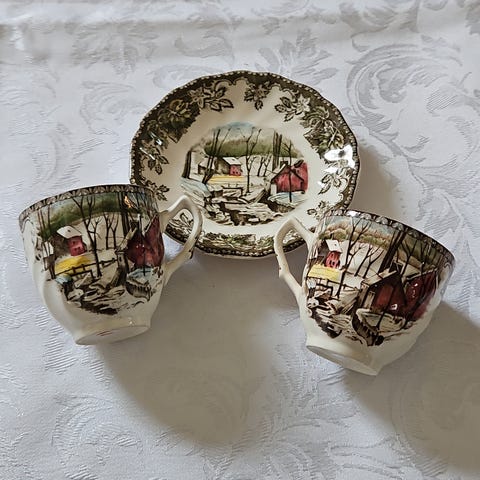 Johnson Bros dessertskåler,The Friendly Village | FINN-torget