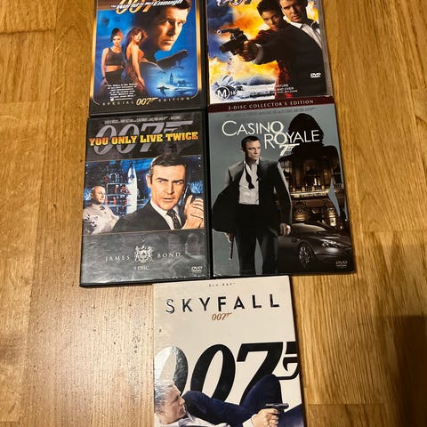 3 stk James Bond Special Edition - DVD | FINN-torget