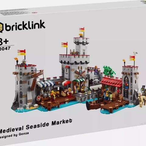 Lego Bricklink 910047 Medieval Seaside Market Ny i esken! | FINN-torget