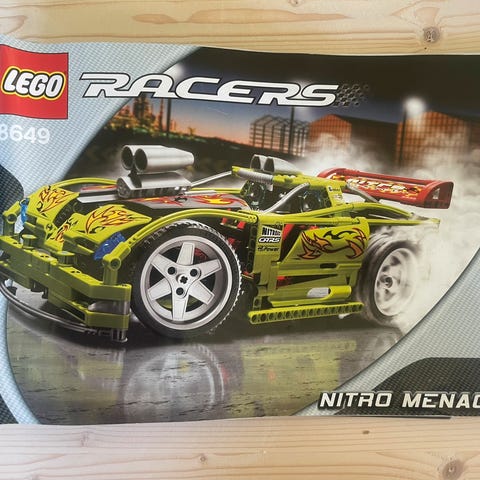 LEGO Power Racers 8682 Nitro Intimidator – komplett med eske/manualer ...