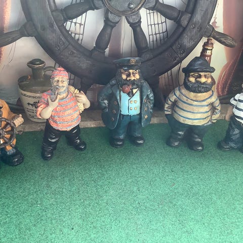 Maritime Vintage 1950’s Captain Morgan figure Bar Man Cave Maritim ...