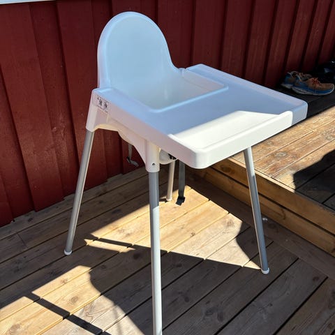 IKEA antilop barnestol med brett og belte | FINN-torget