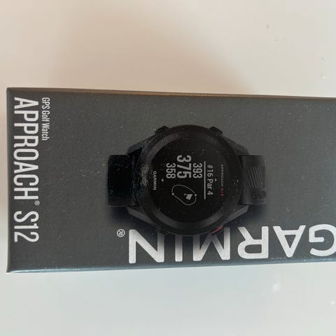 Garmin APPROACH S12 GOLF Smartklokke Svart Silikon Unisex | FINN-torget