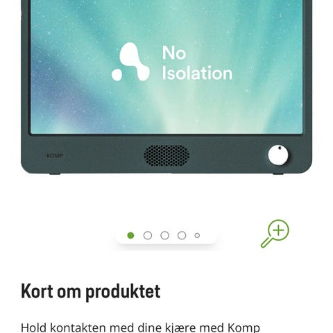 Komp EV2b – kommunikasjonsskjerm for eldre (stor skjerm 21,5”) | FINN ...